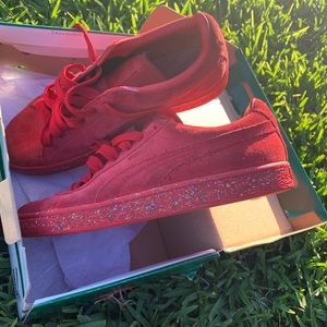 Puma | Shoes | Puma Suede Classic Multi Splatter | Poshmark